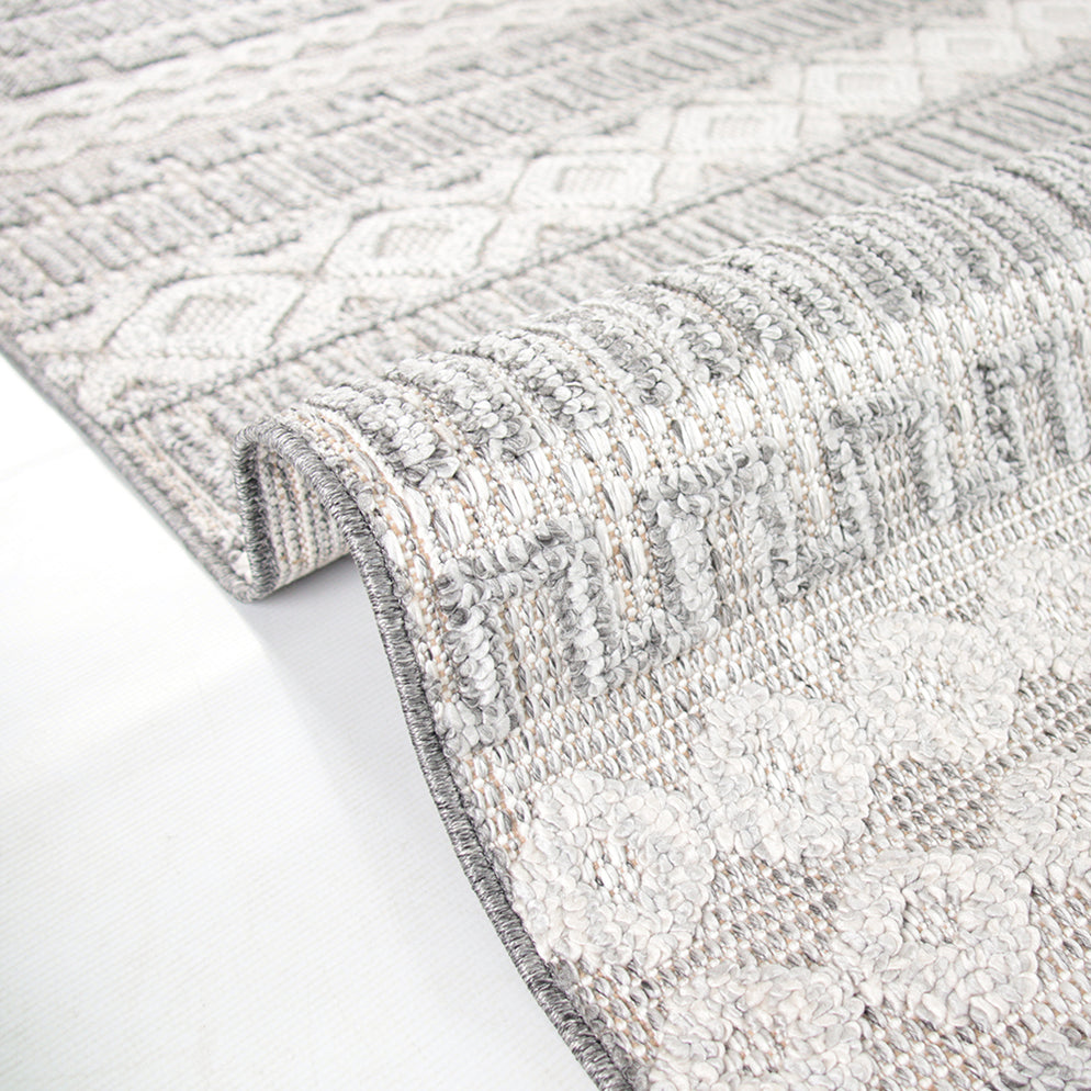 Jute Sahara Weave Grey Rug - Kristal Carpets