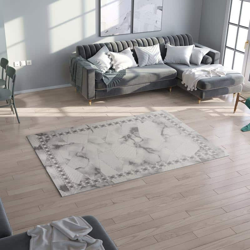 Boutique Light Grey Rug - JAG10686A - Kristal Carpets