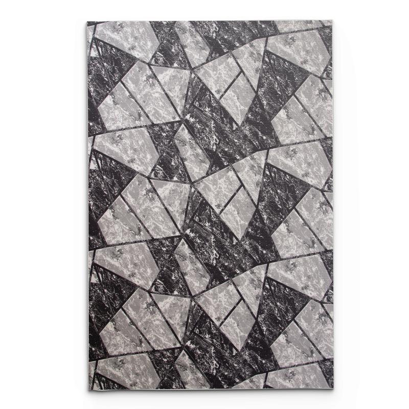 Digital Triangle Pattern Washable Rug - Kristal Carpets