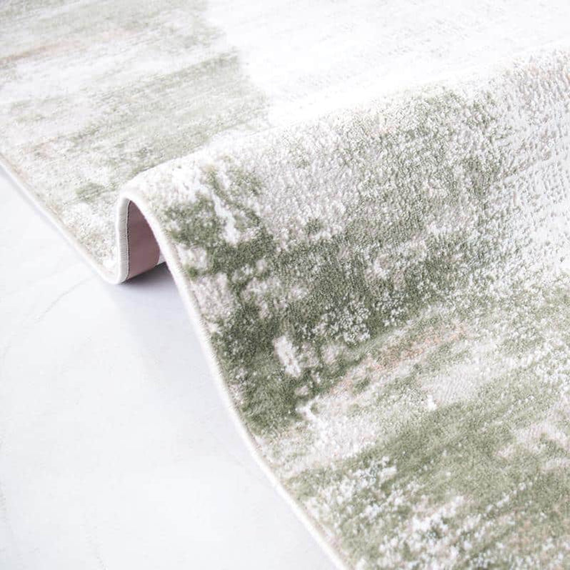 Diva Cream Green Rug - MR418 - Kristal Carpets