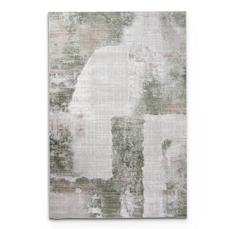 Diva Cream Green Rug - MR418 - Kristal Carpets