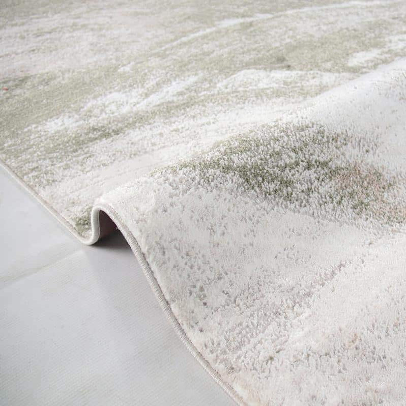 Diva Cream Green Rug MR425A - Kristal Carpets