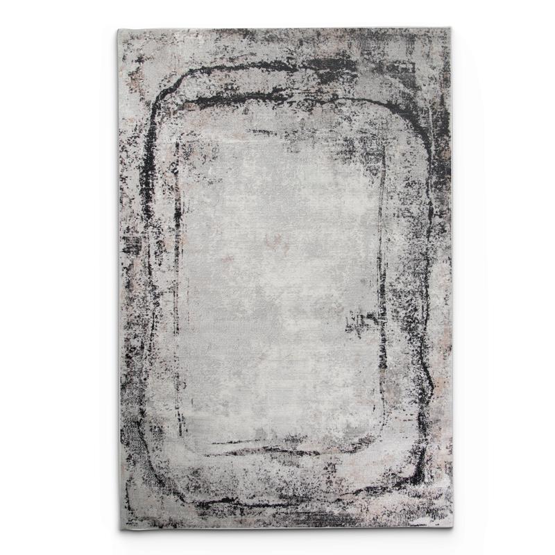 Diva Grey Black Rug MR400 - Kristal Carpets