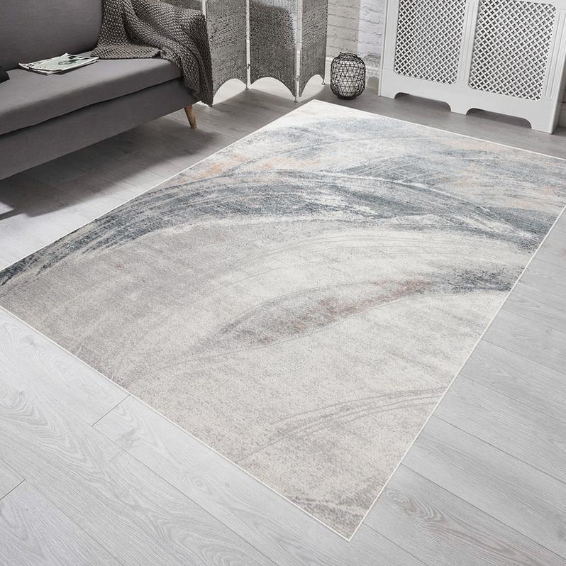 Diva Grey Navy Rug MR425A - Kristal Carpets