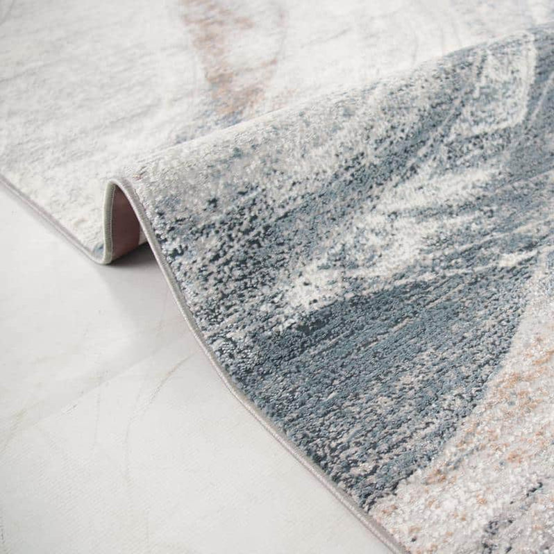 Diva Grey Navy Rug MR425A - Kristal Carpets