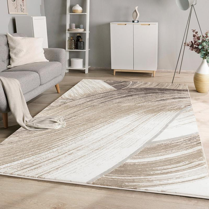 Elit Ribbon Beige Brown Rug - Kristal Carpets