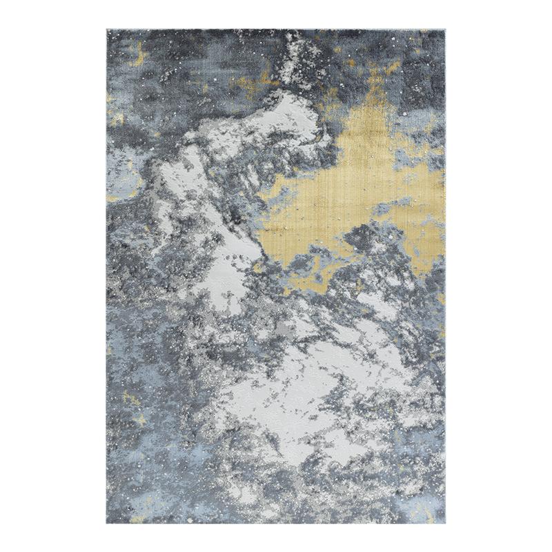 Elit Softy Grey Gold Rug - Kristal Carpets
