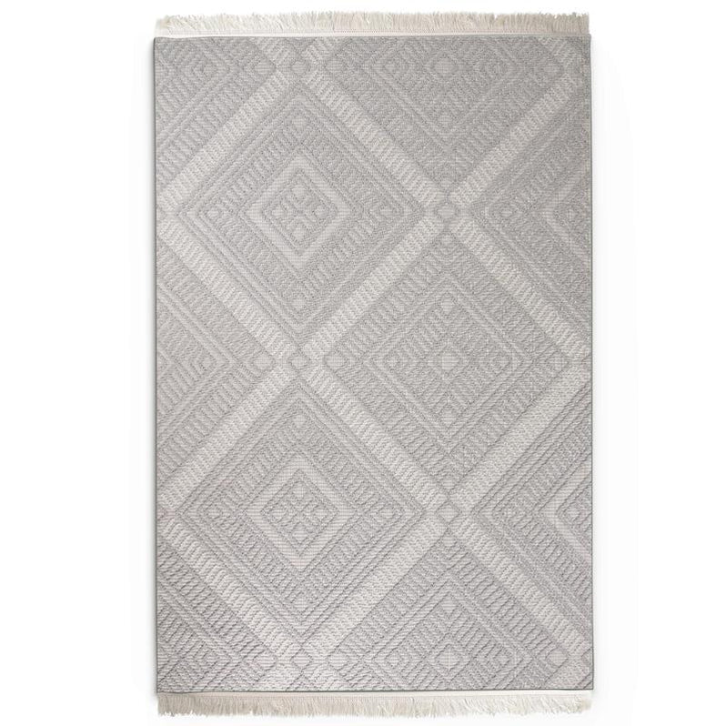 Favori Dark Grey Rug - S5908A - Kristal Carpets