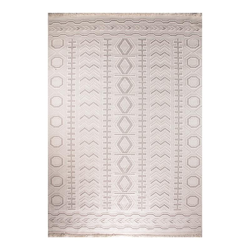 Favori Ethnic Pattern Beige Rug - Kristal Carpets