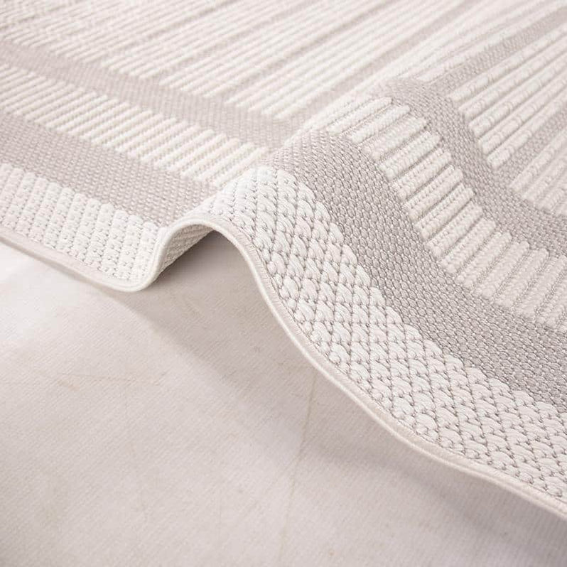 Favori Frame Pattern Beige Rug - Kristal Carpets