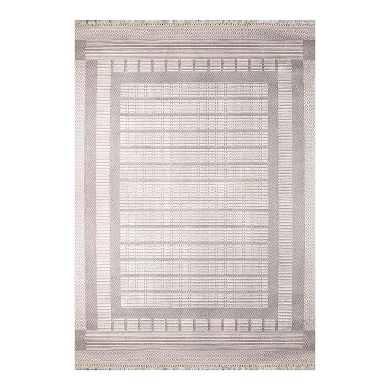 Favori Frame Pattern Beige Rug - Kristal Carpets