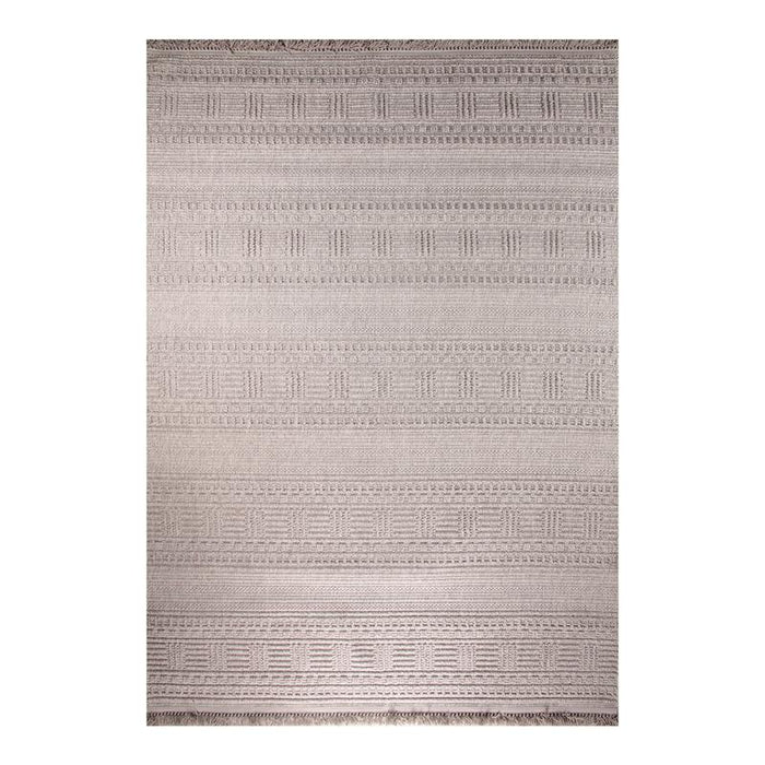 Favori Kilim Pattern Grey Rug - Kristal Carpets