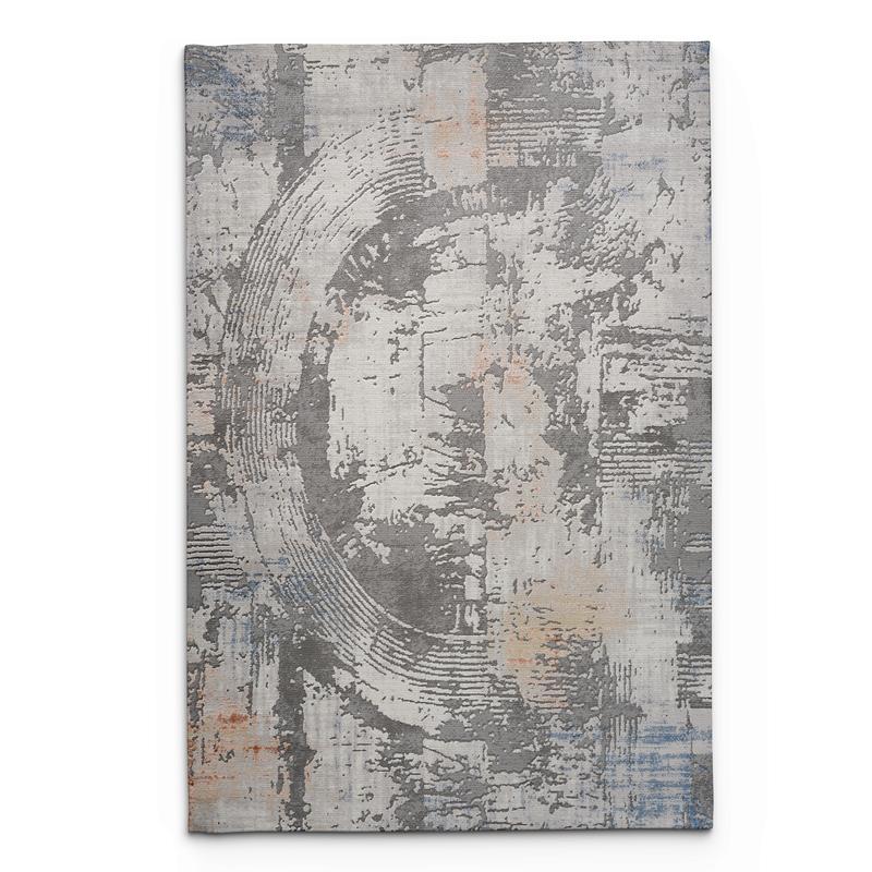 Favori L.Grey Grey Soft Textured Rug 31879A - Kristal Carpets