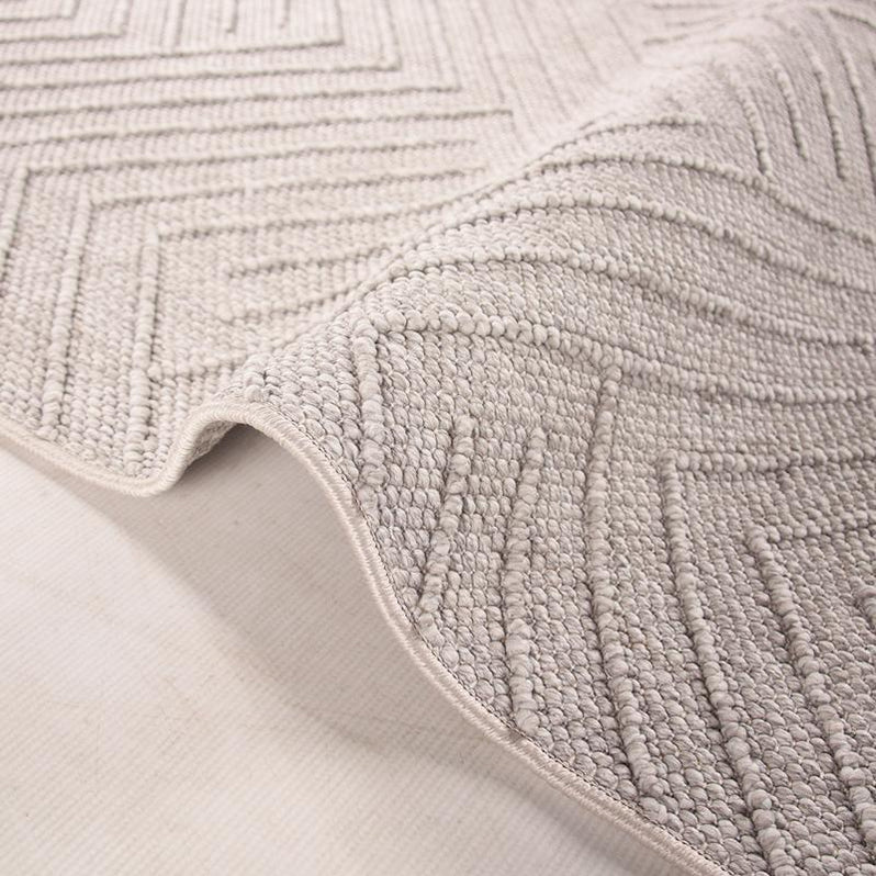 Favori Maze Pattern Grey Rug - Kristal Carpets