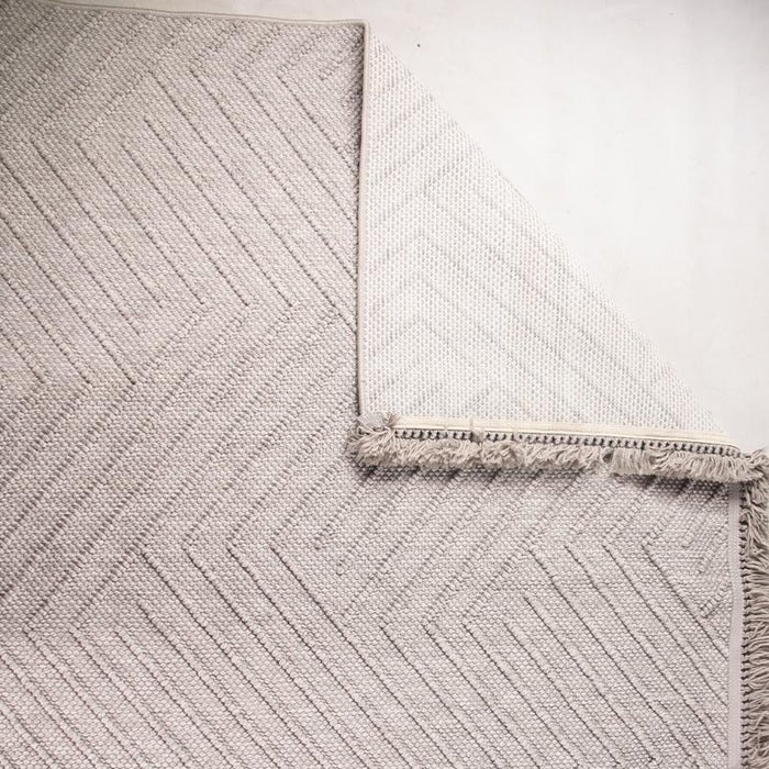 Favori Maze Pattern Grey Rug - Kristal Carpets