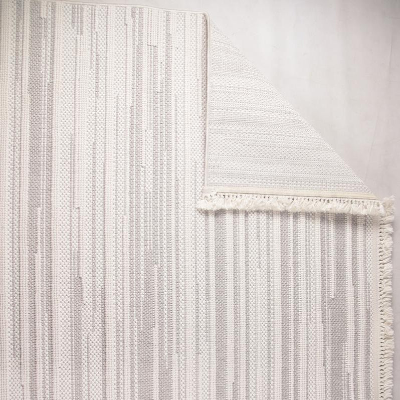 Favori Stick Pattern Beige Rug - Kristal Carpets