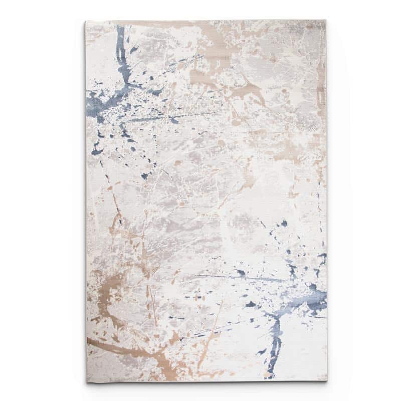 Gold Blue Rug - C1585 - Kristal Carpets