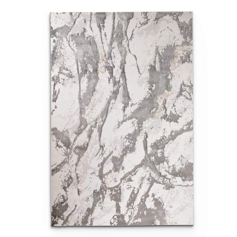 Gold Grey Rug C1677 - Kristal Carpets