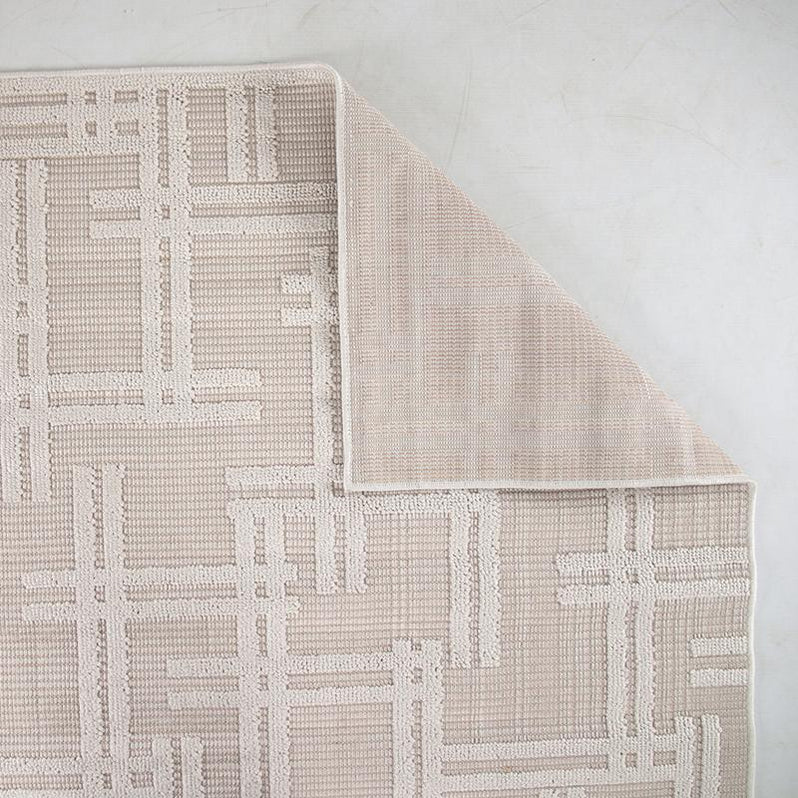 Golf Beige Rug S6012A - Kristal Carpets