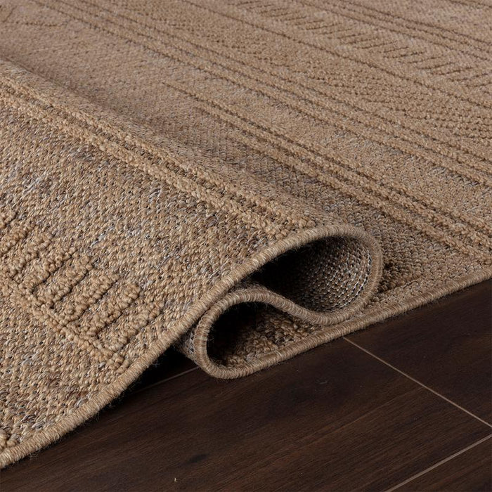 Jute Dark Beige Rug - Kristal Carpets