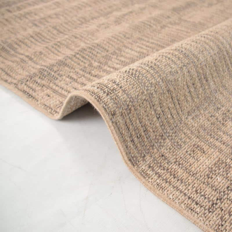 Jute Dark Beige Rug B0010A - Kristal Carpets