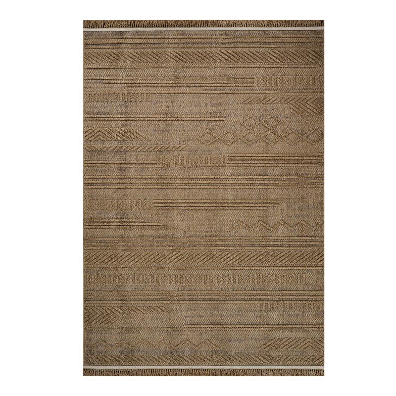 Jute Dark Beige Rug - Kristal Carpets