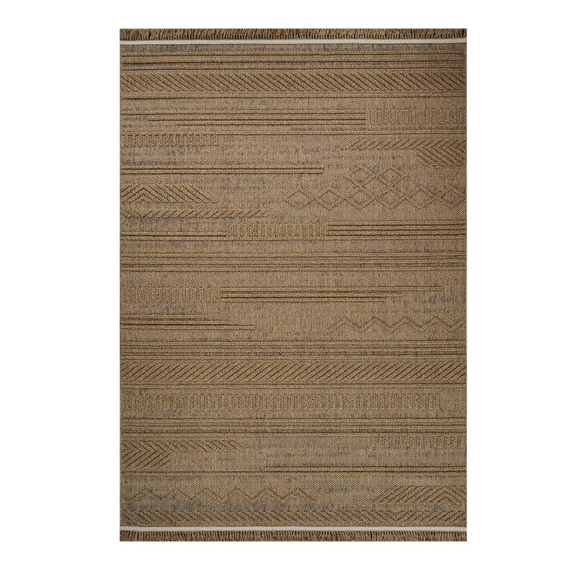 Jute Dark Beige Rug - Kristal Carpets
