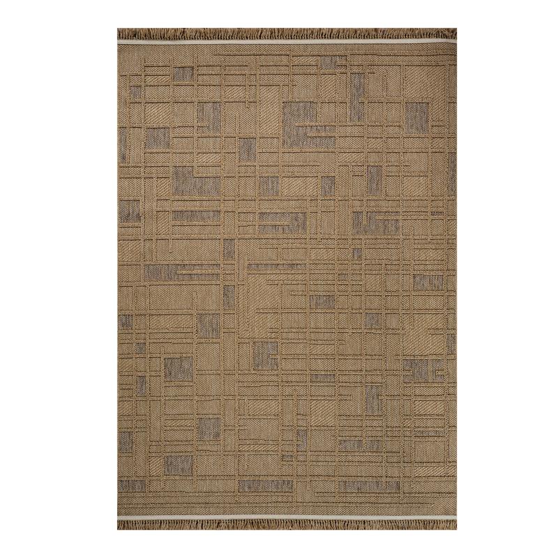 Jute Labyrinth Rug - Kristal Carpets