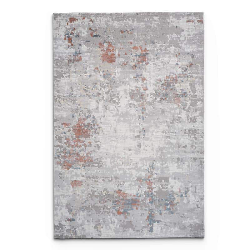 Rainbow Cream Grey Rug - 28092A - Kristal Carpets