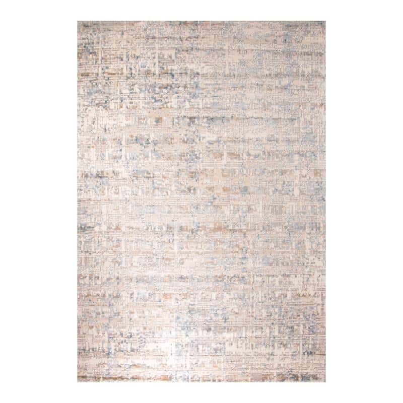 Rainbow Cream Pattern Beige Rug - Kristal Carpets