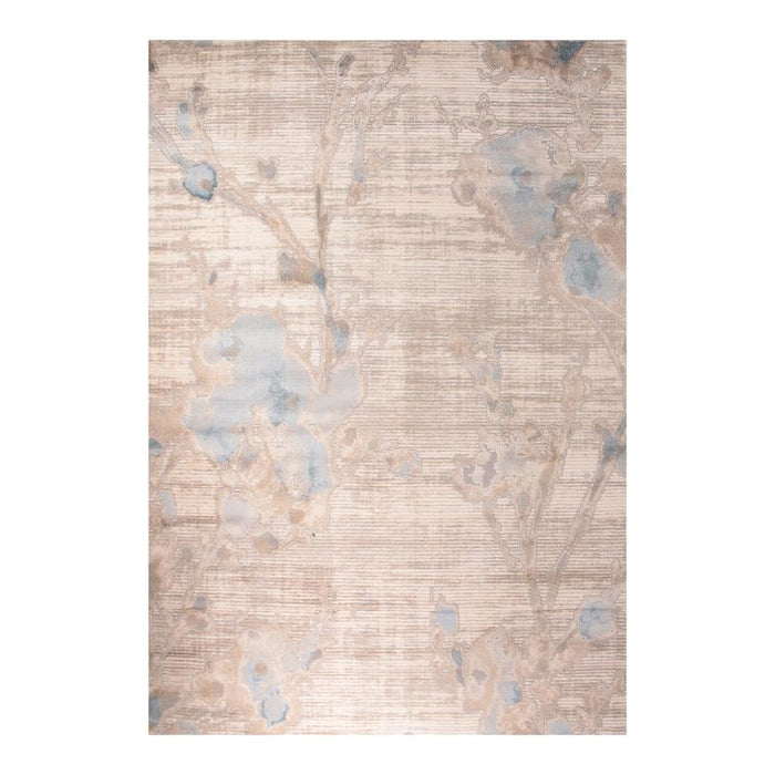 Rainbow Trace Pattern Beige Rug - Kristal Carpets