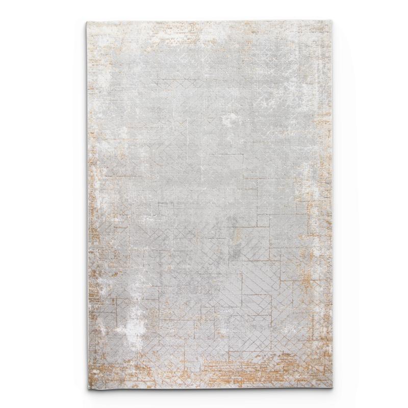 Star Grey Gold Rug LP407 - Kristal Carpets