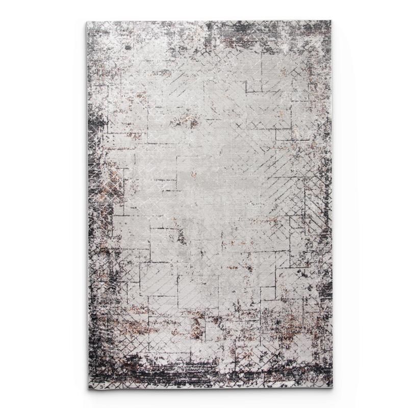 Star Multy Black Rug - LP407 - Kristal Carpets