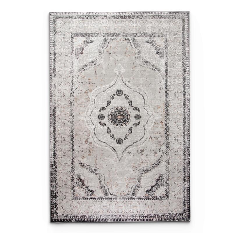 Star Multy Black Rug LP438 - Kristal Carpets