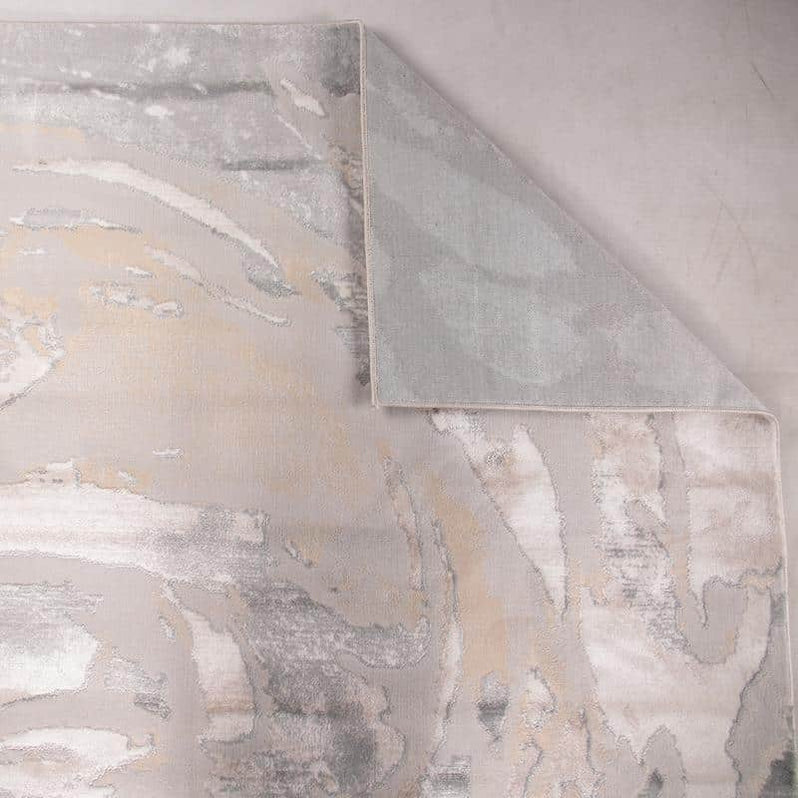 Twister Creamy Cloud Rug - Kristal Carpets