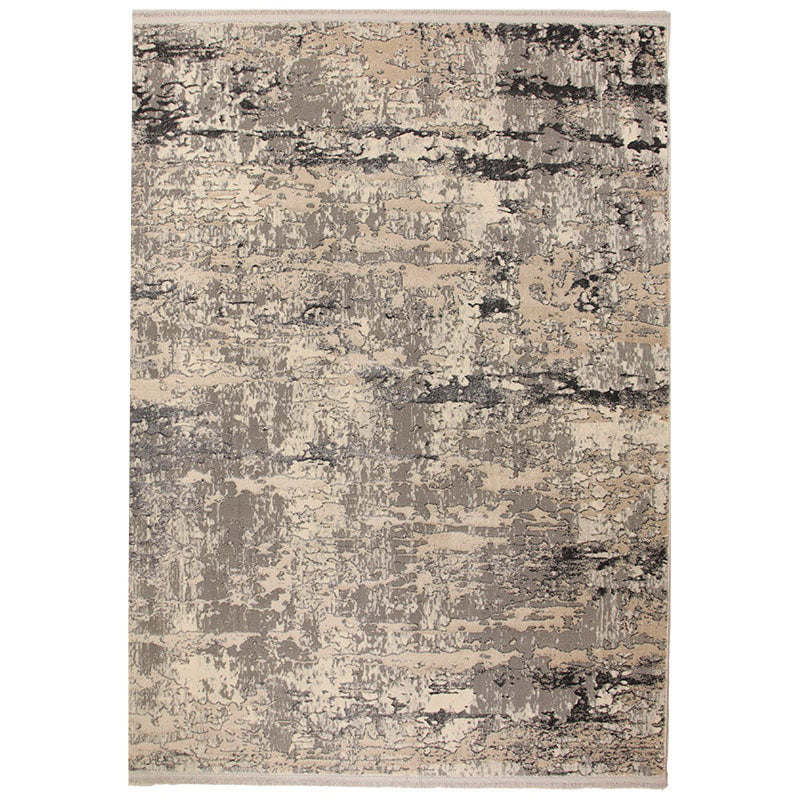 Artist Modern Cream Bead Rug - Kristal Carpets