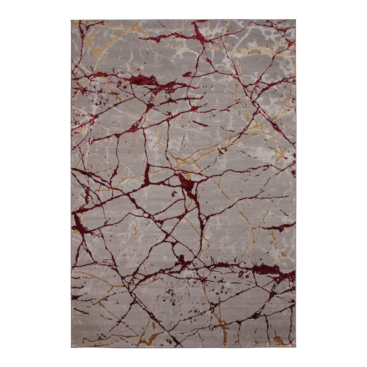 Star Slit Red Rug - Kristal Carpets